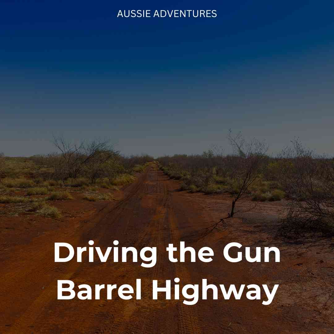 Driving the Gun Barrel Highway - Caravan and Camper Sales WA